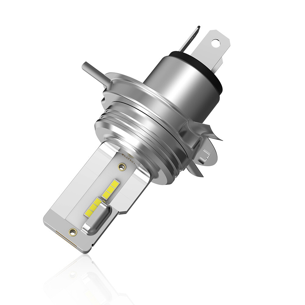 2x H4 HS1 LED Headlight Hi / Low Beam Bulb White Lamp Motorcycle UTV ...