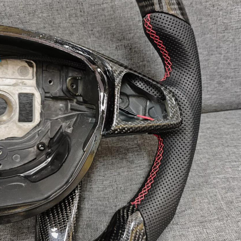 Carbon Fiber Steering Wheel For Mercedes-Benz C43 C63 E43 S G GLE GLC ...