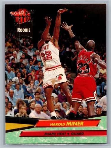 1992-93 Fleer Ultra - Harold Miner Guarded by MJ (RC) - NM-MT *TEXCARDS ...
