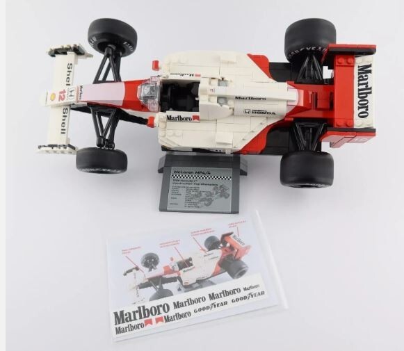 LEGO ICONS Senna F1 McLaren Mp4/4 Replacement Sponsorship Stickers ...