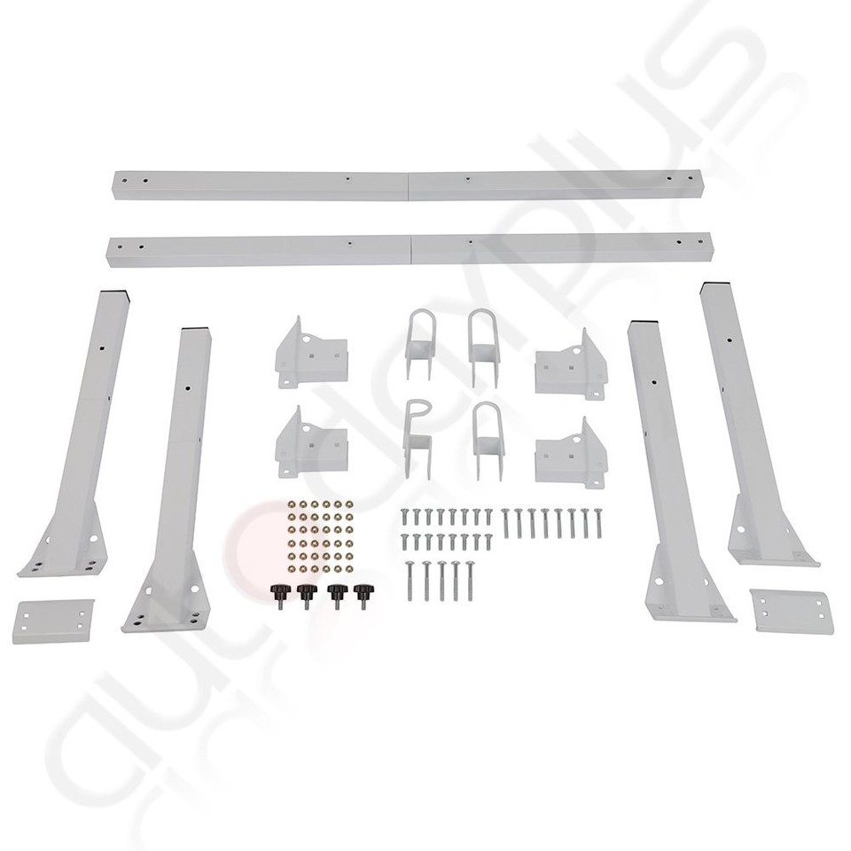 Roof Rack Steel White Rack Fast ship Crossbar For Chevy Express Van 2 ...