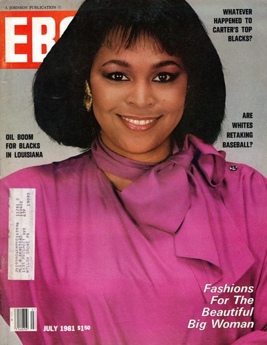 EBONY MAGAZINE-JULY 1981-FASHIONS FOR THR BEAUTIFUL BIG WOMEN-IRENE ...