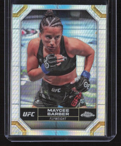 Maycee Barber 2024 Topps Chrome UFC Prism Refractor Parallel SP #132 | eBay