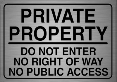 No Enter Sign With Fence Warning Sign On Fence · Free Stock Photo