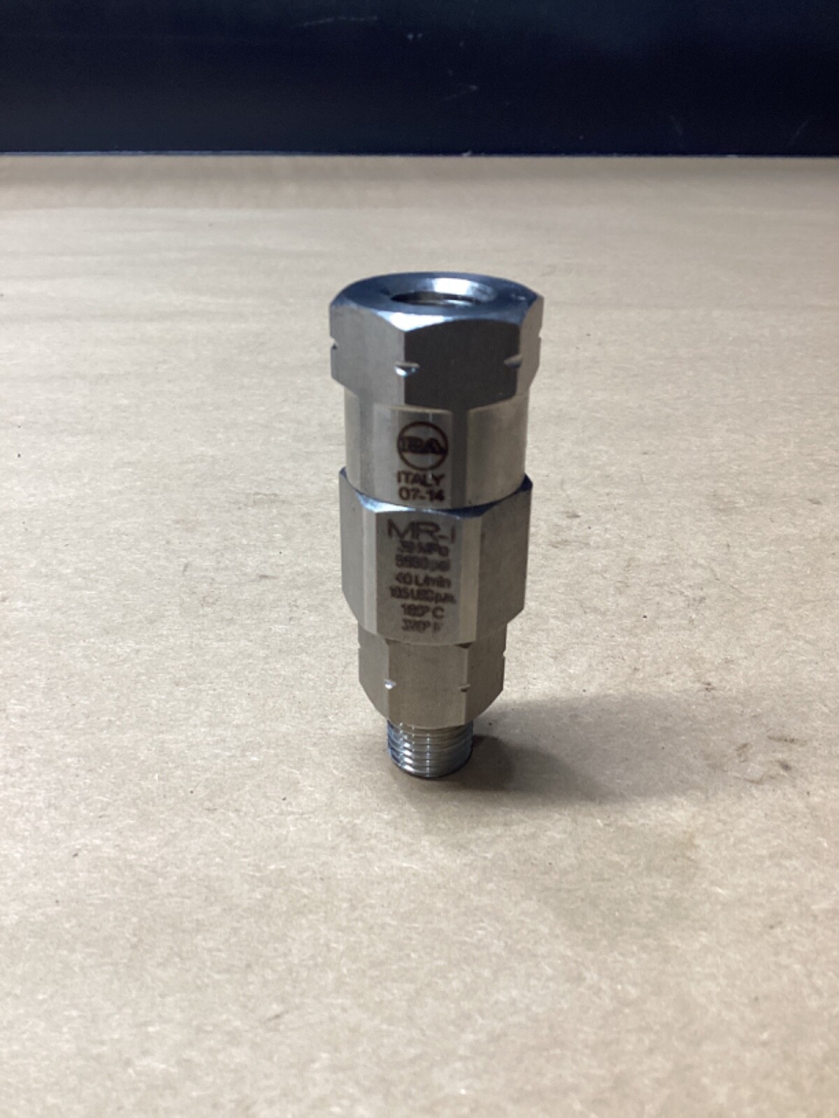 PA ITALY MR-1 5650 PSI Check Valve #118M53 | eBay