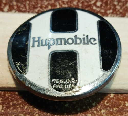 Used OEM 1910-1920's Porcelain Hupmobile Radiator Emblem Badge (SC) | eBay
