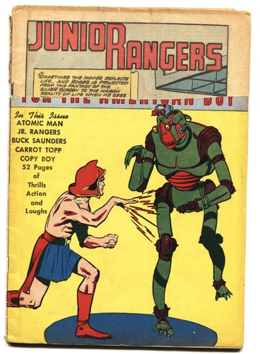 Headline #10 1944-Robot cover- Golden Age comic book | eBay