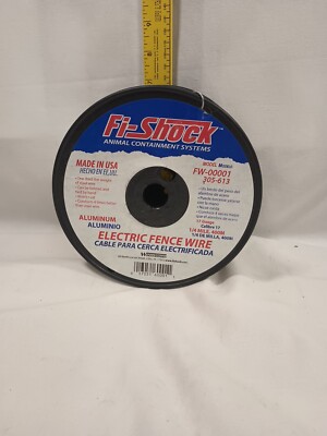 Fi-Shock FW-00001T Electric Fence Wire, 17 ga Wire, 1/4 Mile 400M ...