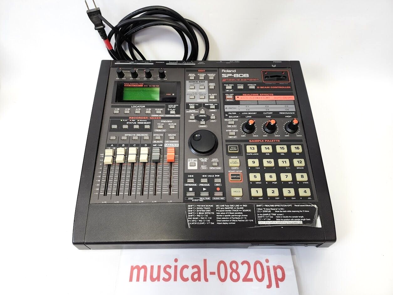 Roland SP-808 Groove Sampling Machine Recorder Groove Sampler Drum ...