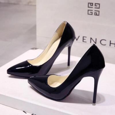 High Heels Pumps Pointed Toe Big Size Ladies Wedding Shoes Woman Super ...