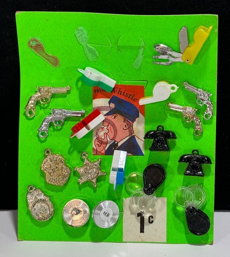 Bubblegum Machine Toy Charm Prize Gun Revolver Whistle Phone Shield ...