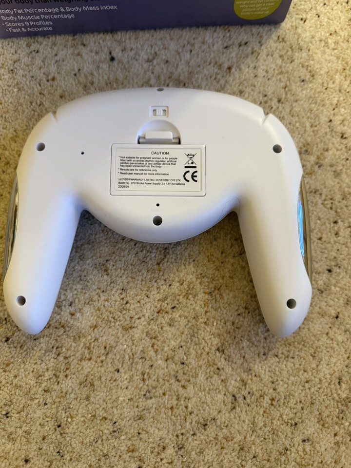 Lloyds Pharmacy Handheld Body Composition Monitor BMI Health OPEN BOX ...