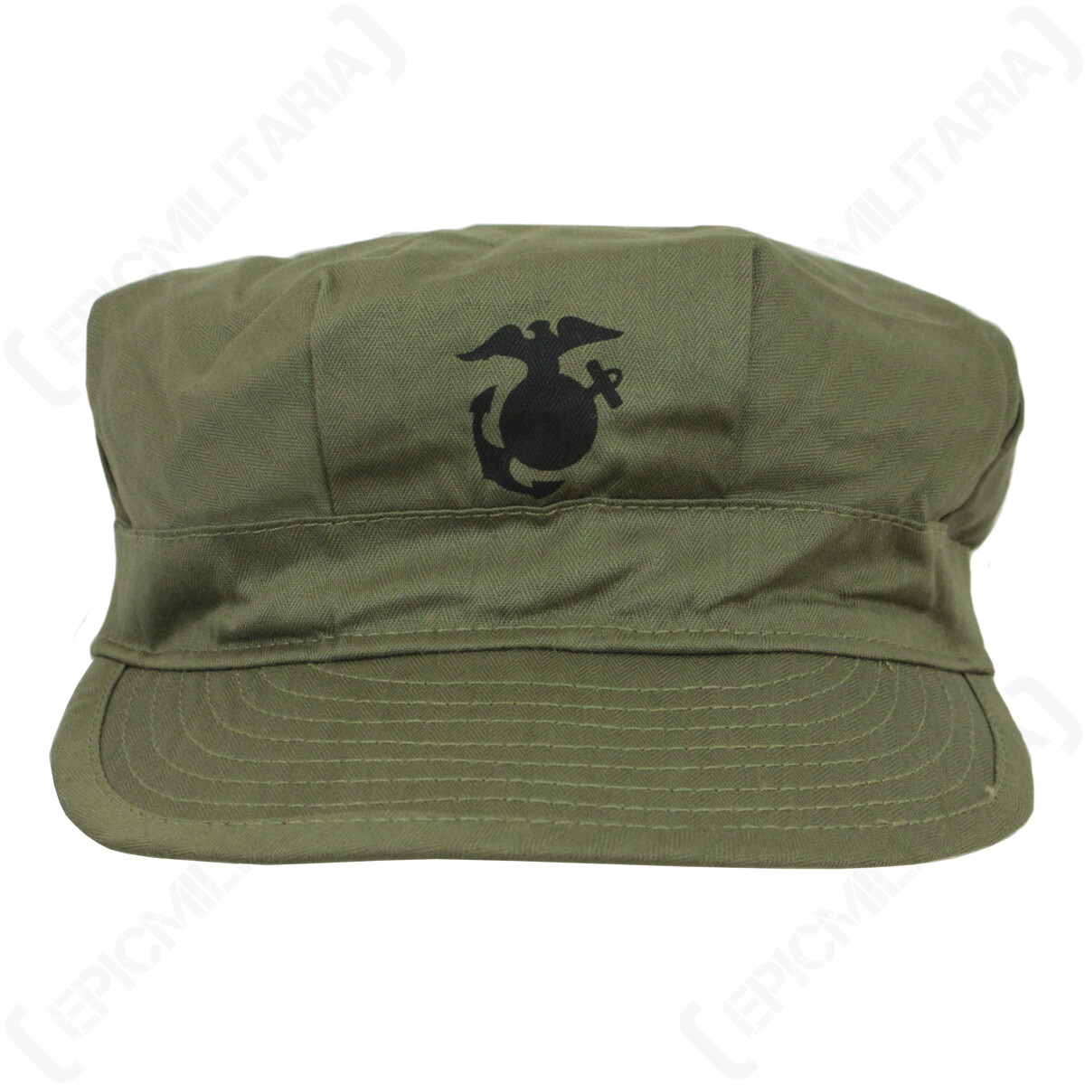 WW2 Military Army USMC Marine Corps P44 HBT Cap Hat - New - All Sizes ...