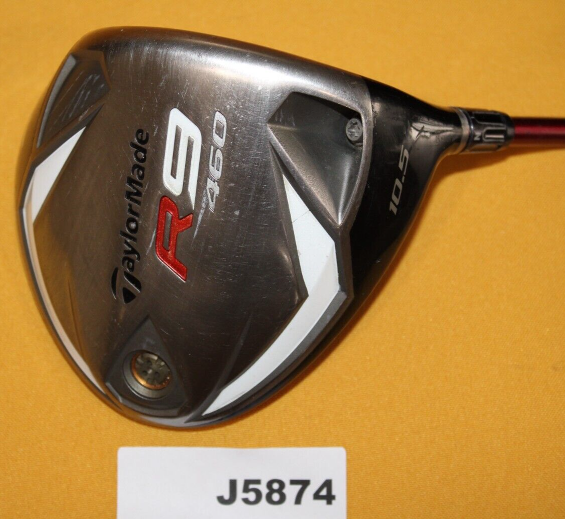 TaylorMade R9 460 cc 10.5º Driver REAX Regular Graphite Golf Club J5874 ...
