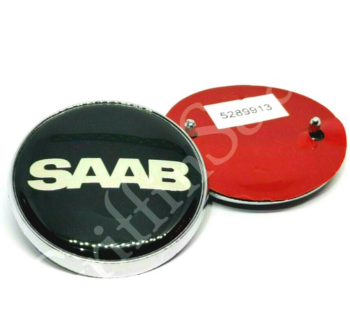 Saab Nevs Black 95 9-5 Berlina 1998-2005 Rear Boot Trunk Bootlid Badge ...