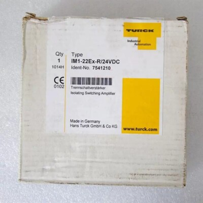 1pcs TURCK IM1-22EX-R/24VDC Switching value isolation barrier 7541210 ...