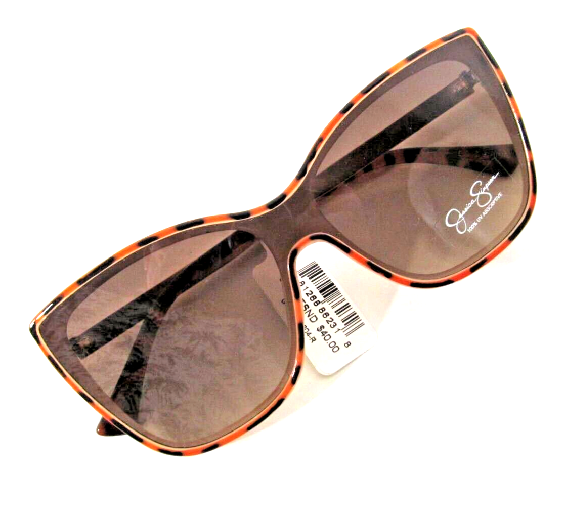 Jessica Simpson Big Cat Eye Tortoise Shell Sunglasses 1-piece Lens ...