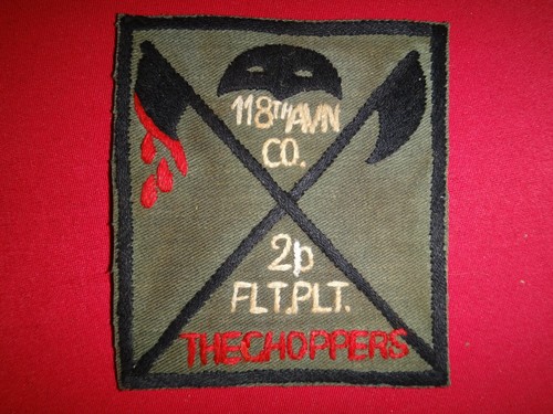 Vietnam Guerre 2nd Vol Platoon 118th Aviation Compagnie Main Fait ...