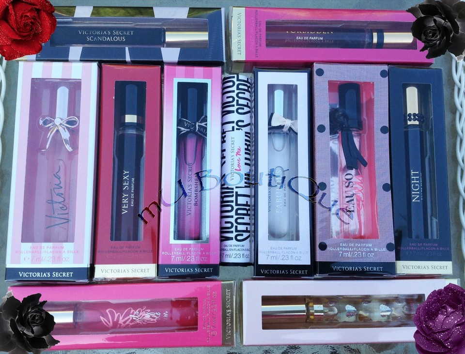 🌼1 VICTORIAS SECRET TRAVEL EDP PERFUME FRAGRANCE ROLLER BALL OR SPRAY U ...