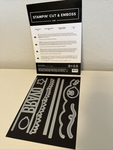 Stampin' Up! BRAVO Dies 152740 Thinlits Dies Sizzix Big Shot, 11 Total | eBay