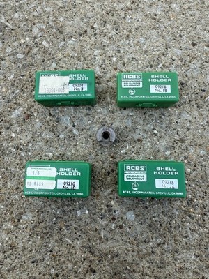 Rcbs Shell Holder Lot Of 5: 3 10 16 17 18 Reloading Equipment | eBay