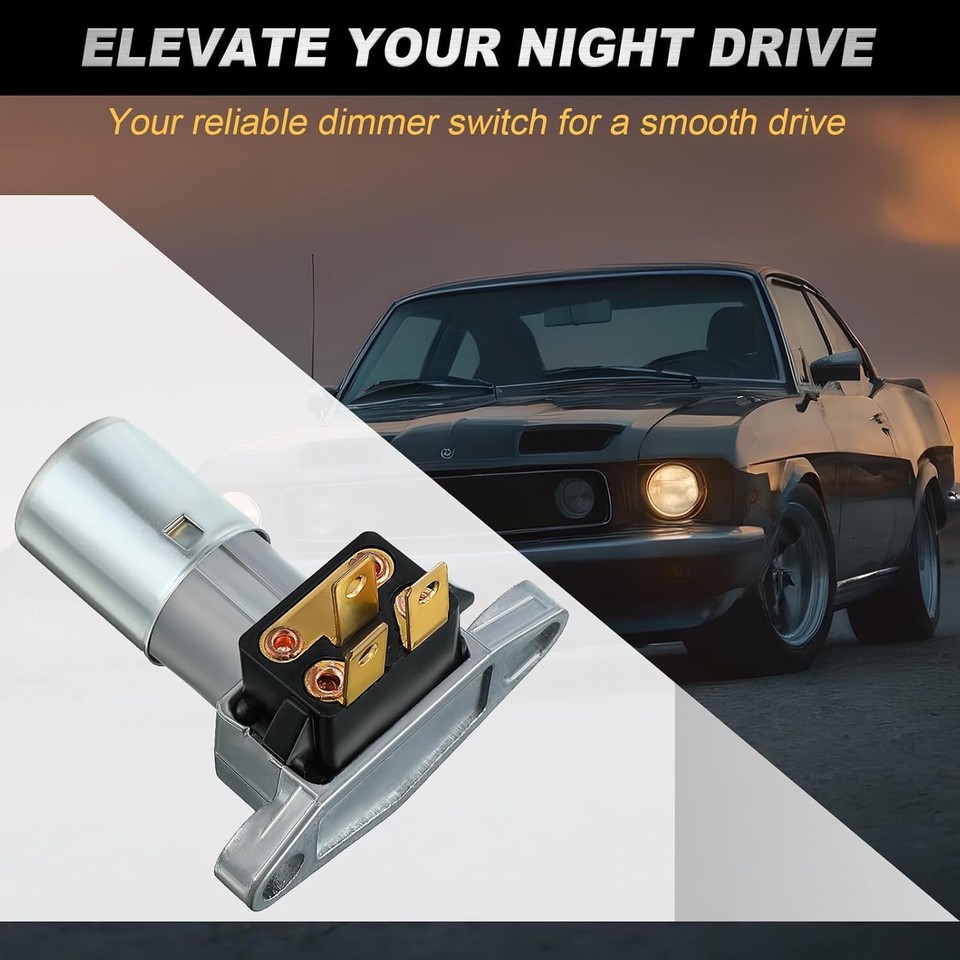 Floor Mounted Headlamp Headlight Dimmer Switch D808 For GMC CHEVY CADI ...