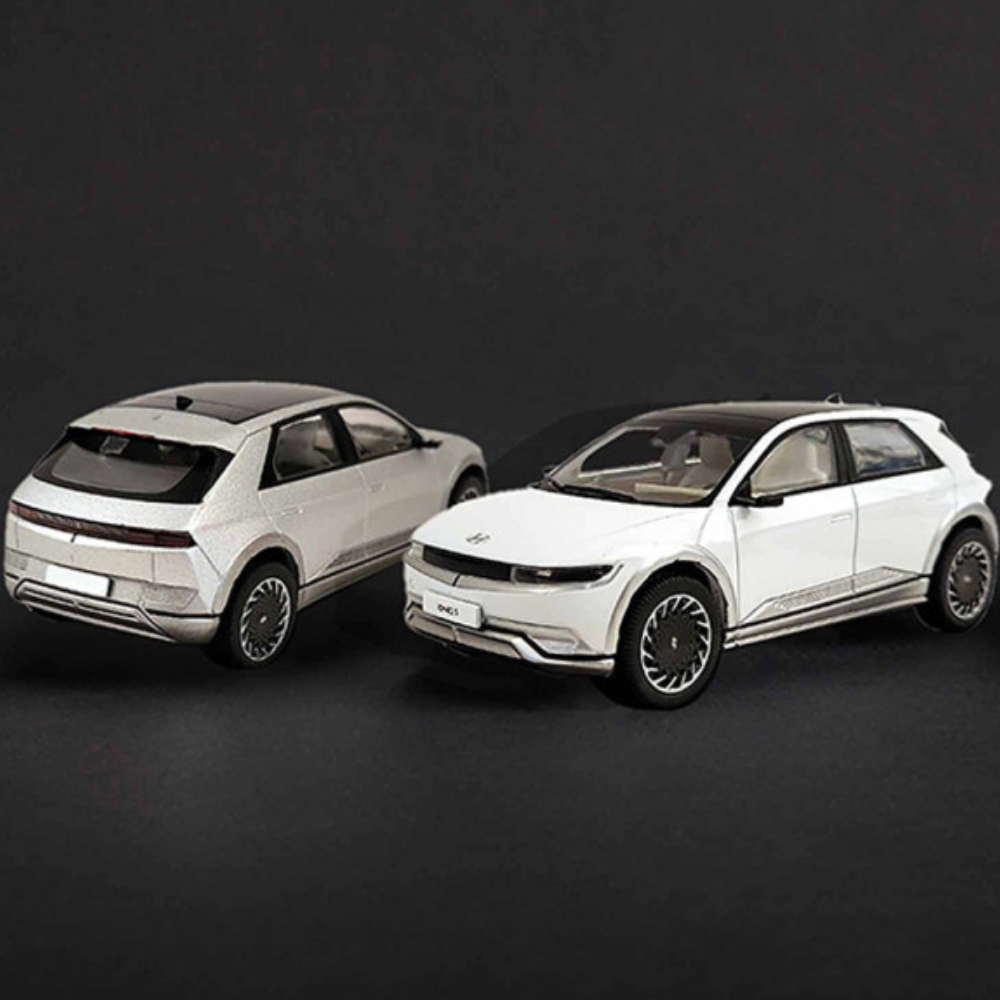 Hyundai Ioniq 5 Motor Mini Car Diecast 1:43 Scale Miniature Display Toy ...