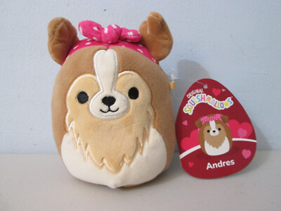 Squishmallows Andres Dog 5" Plush Stuffed Animal New | eBay