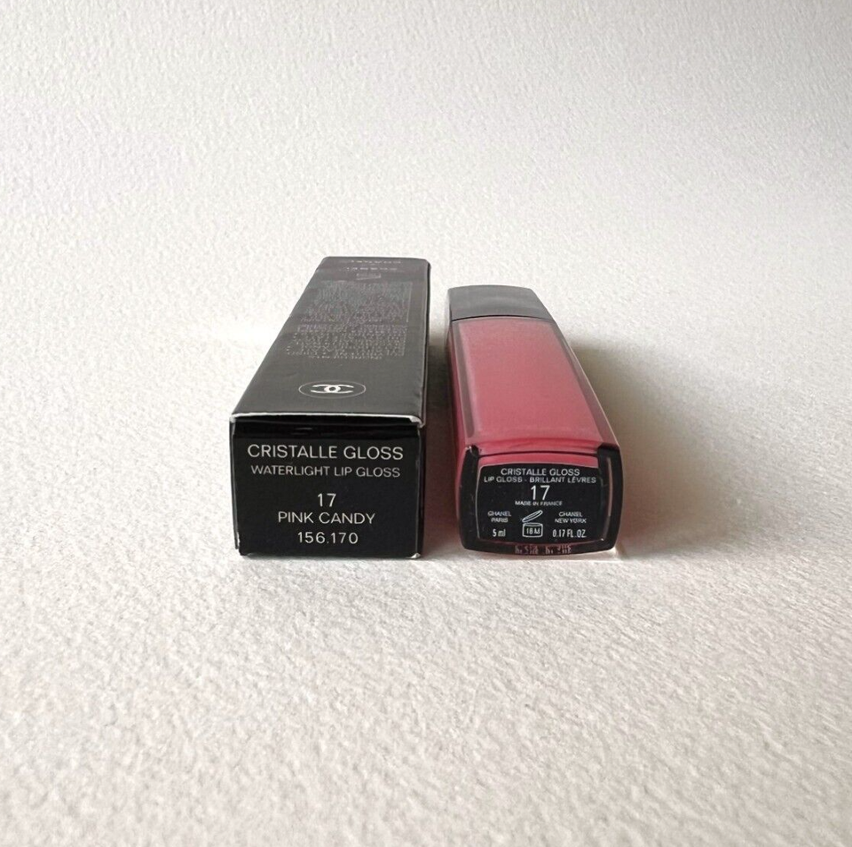 CHANEL Cristalle Gloss Waterlight Lip Gloss 17 PINK CANDY | eBay