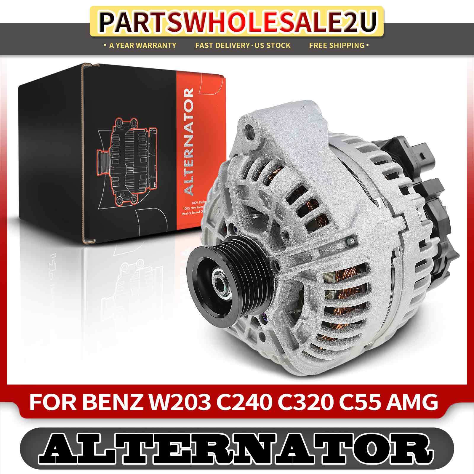 Alternator for Mercedes-Benz C32 AMG C320 CLK500 150A 12Volt CW 6 ...