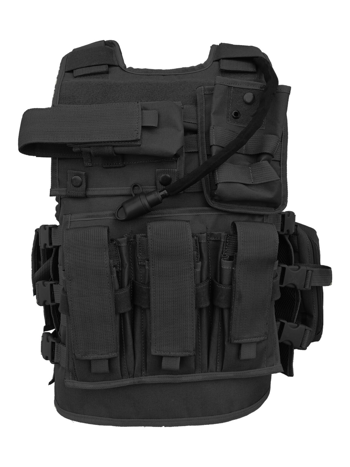 Tactical Adjustable Breathable Police Plate Carrier Multi Functional ...