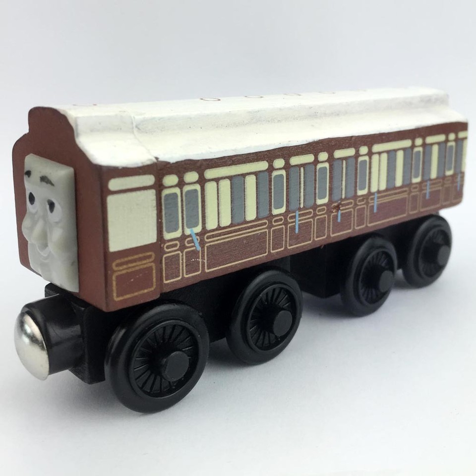 Wooden Train Tank Engine Tender Wooden Magnetic Railway Train Track ...