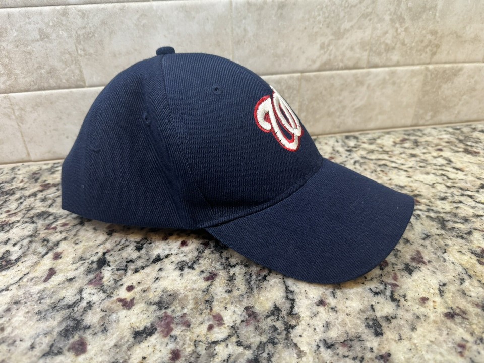 Washington nationals Baseball Cap Hat Blue Worn Once Wow Fast Shipping ...