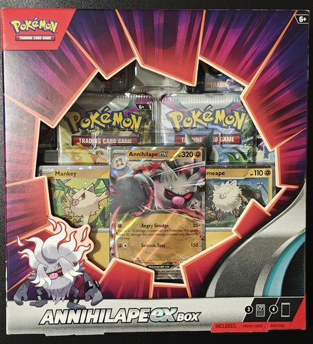 Pokémon TCG Scarlet & Violet Annihilape EX Box - 4 Packs 820650852459| eBay