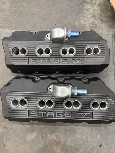 426 Hemi Stage V Valve Covers & Oil Breathers Dual Plugs | eBay