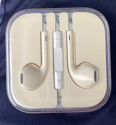 Original OEM Apple Wired iPhone / iPad / iPod Ear Buds w/ Case White 3 ...