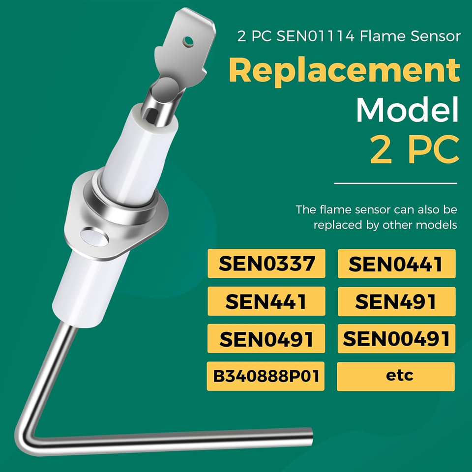 Upgraded SEN01114 Furnace Flame Sensor Part Fit for Trane American ...
