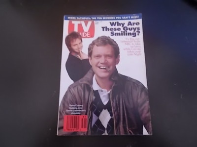 David Letterman - TV Guide Magazine 1992 | eBay