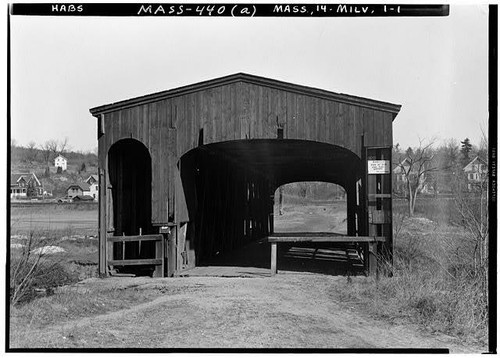 Photo:Covered Bridge,Millville,Worcester County,MA,Massachusetts,HABS ...