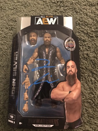 John Silver signed autographed action figure AEW Dark Order | eBay