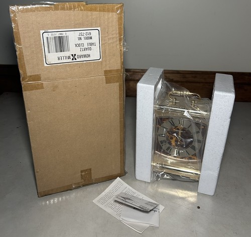 Howard Miller Westminster Chime Carriage Quartz Clock Model 612-735 612 ...