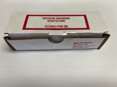 Medium Marking Soapstone 1/16" econo pack (50 sticks) without holder | eBay