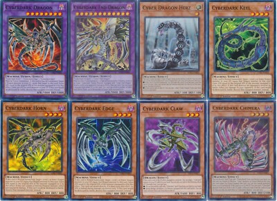Yugioh Cyberdark 2024 Deck - Cyber End Dragon Cyberdarkness Chimera ...