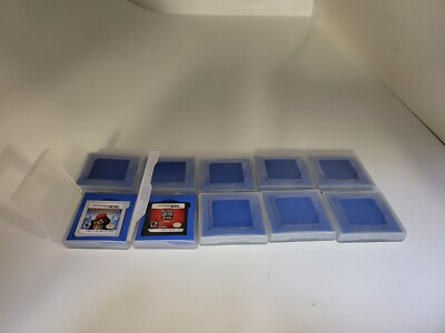 10 Padded Blue Protective Cartridge Game Cases for Nintendo DS & 3DS ...
