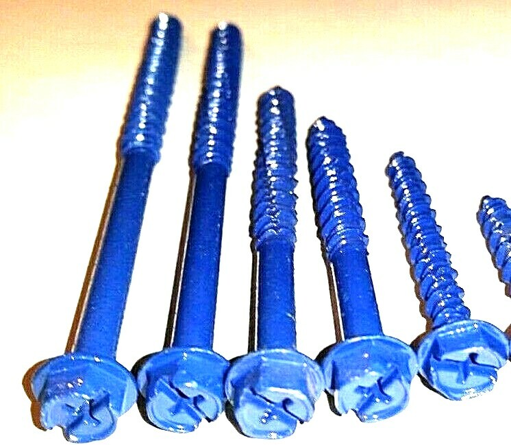 Concrete Hex Head Phillips / slot Combo 3/16 x 1-1/4" to 4" Masonry ...