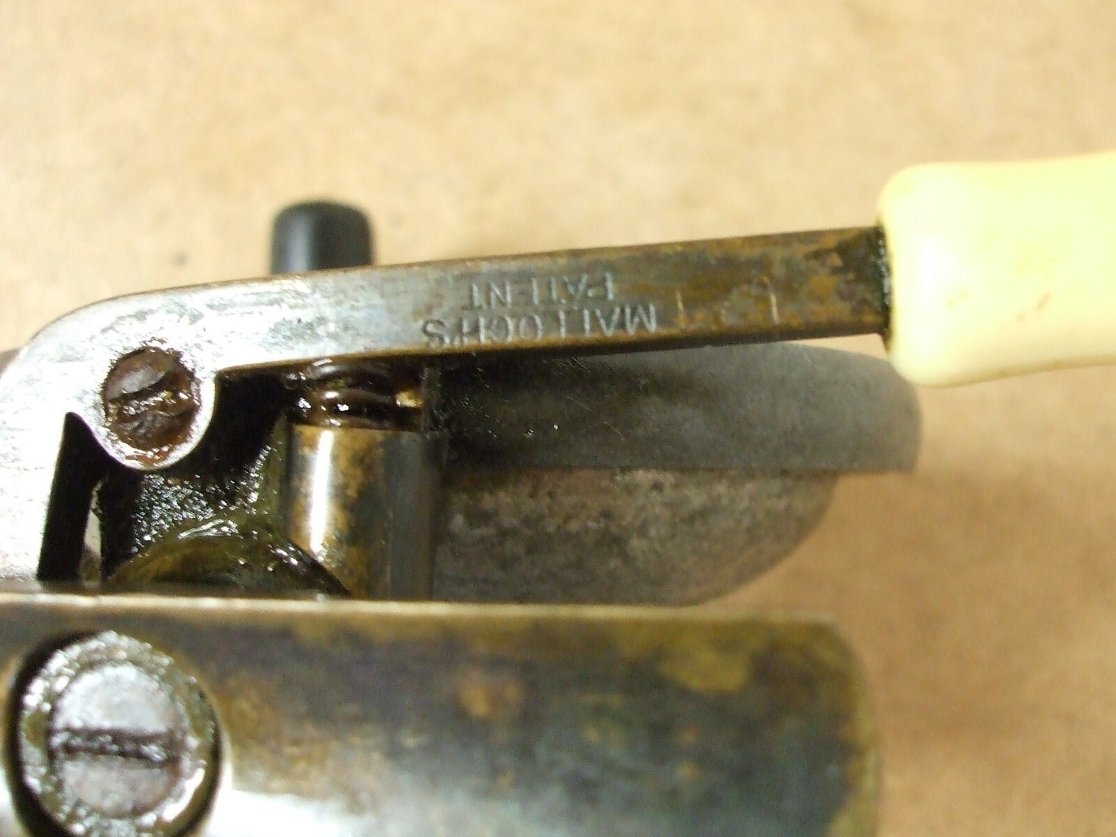 Vintage genuine Malloch of Perth 3+7/8" Alloy Sidecaster reel | eBay UK