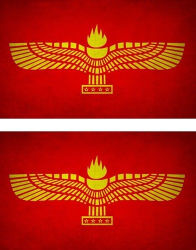 2x Sticker flag vinyl country vintage arameans aramaic | eBay