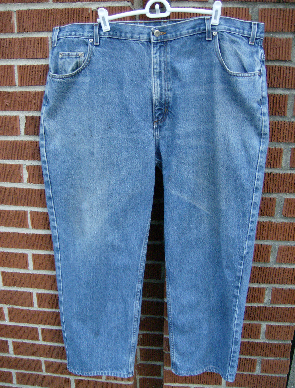 Members Mark Jeans Mens 44 x 27.5 Durable Denim Work Jean Relaxed Fit ...