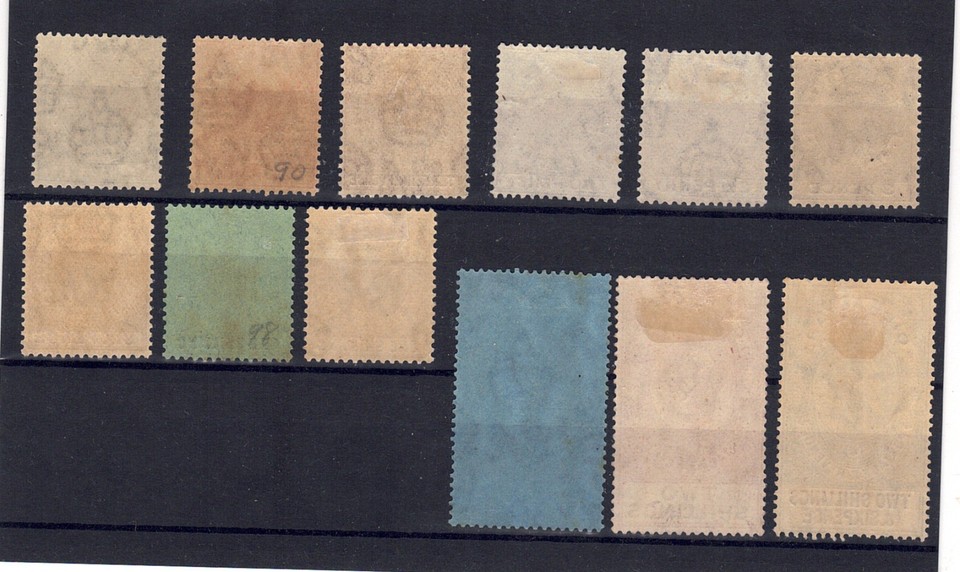 GIBRALTAR Scott # 76 - 87 MINT / VF / LH King George V Short Set; SCV ...