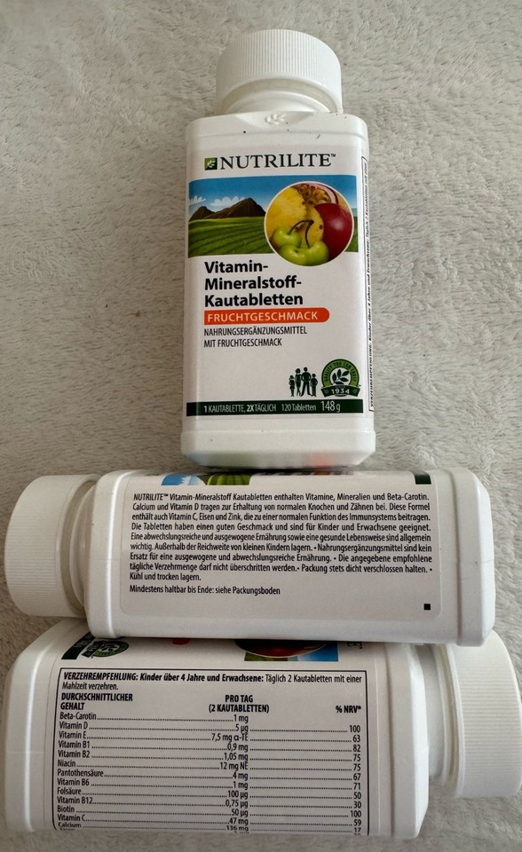 1x Nutrilite Amway Vitamin-Mineralstoff-Kautabletten | eBay